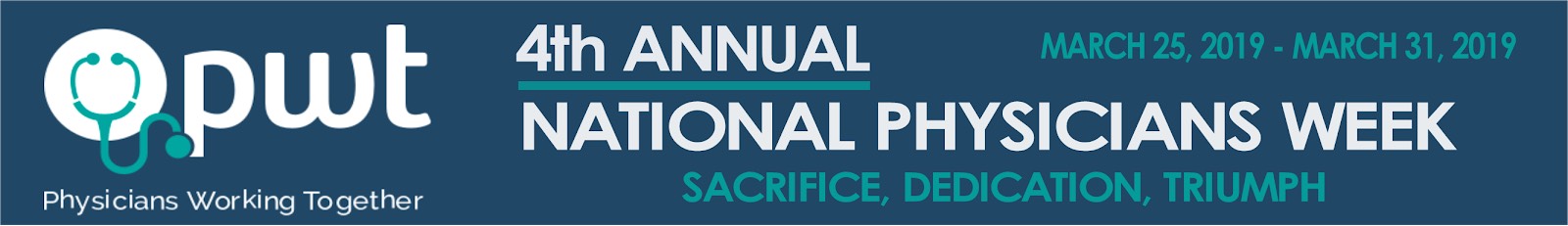 National Physicians Week 2019 | Welcome to Dads Married to Doctors (DMD)